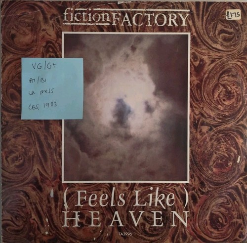 Fiction Factory (Feels Like) Heaven Vinyl Record VG/G+ TA 3996 1983 ...