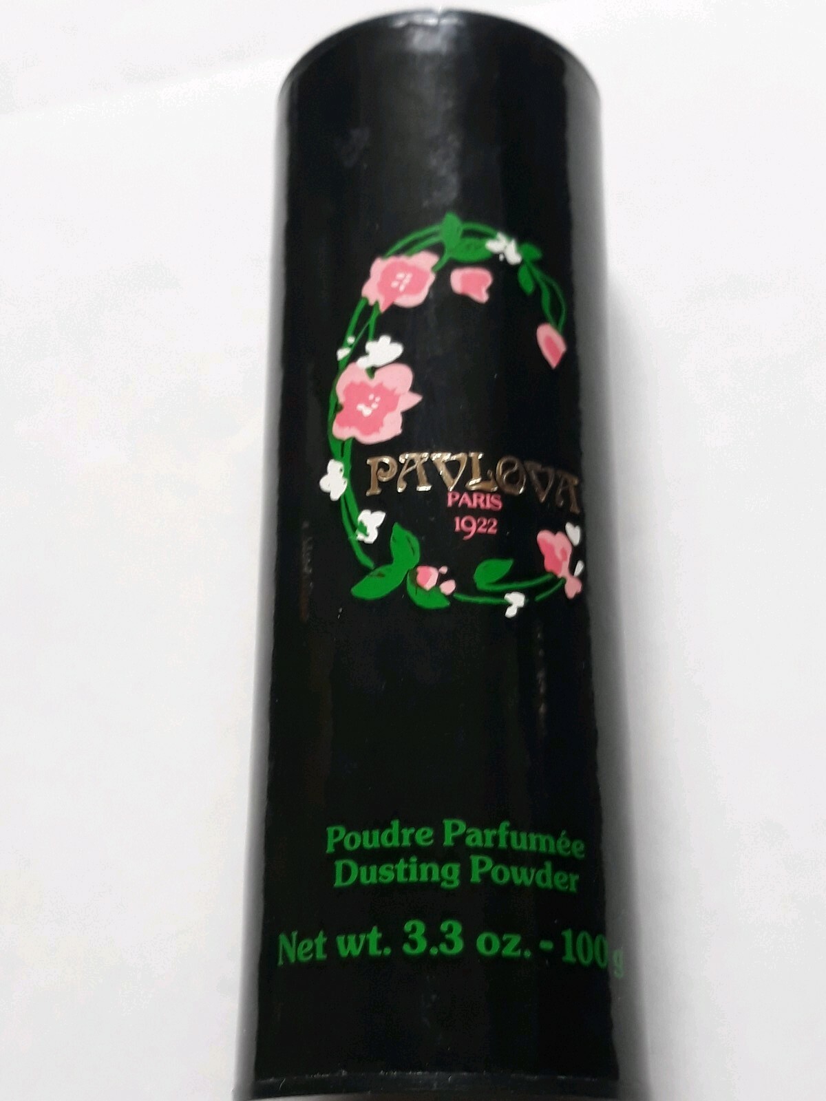 PAVLOVA PAYOT PARIS PERFUMED DUSTING POWDER TALC SHAKER 3.3 oz ...