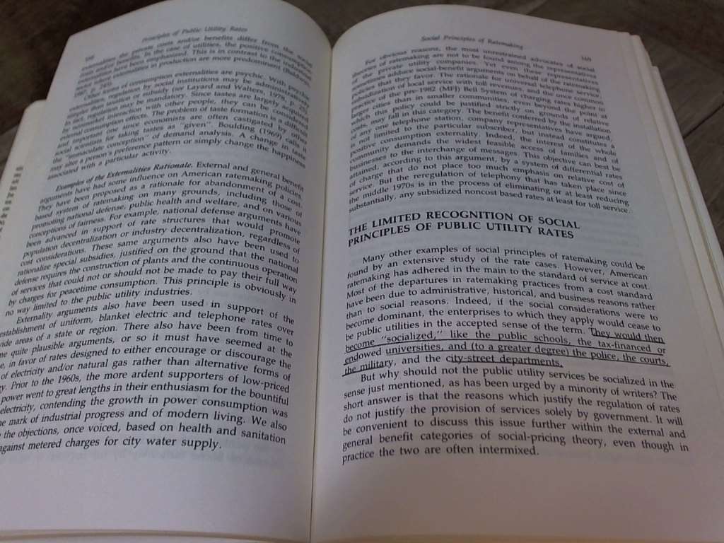 Principles of Public Utility Rates by Albert L. Danielson, James C ...