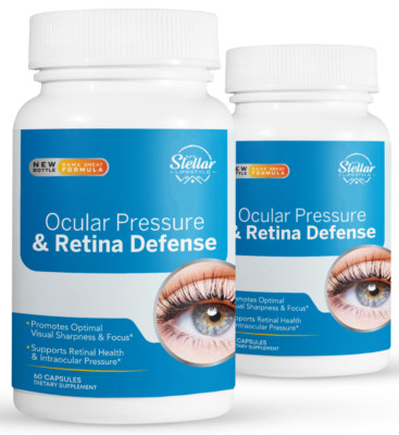 2 Pack Ocular Pressure & Retina Defense, intraocular health-60 Capsules ...