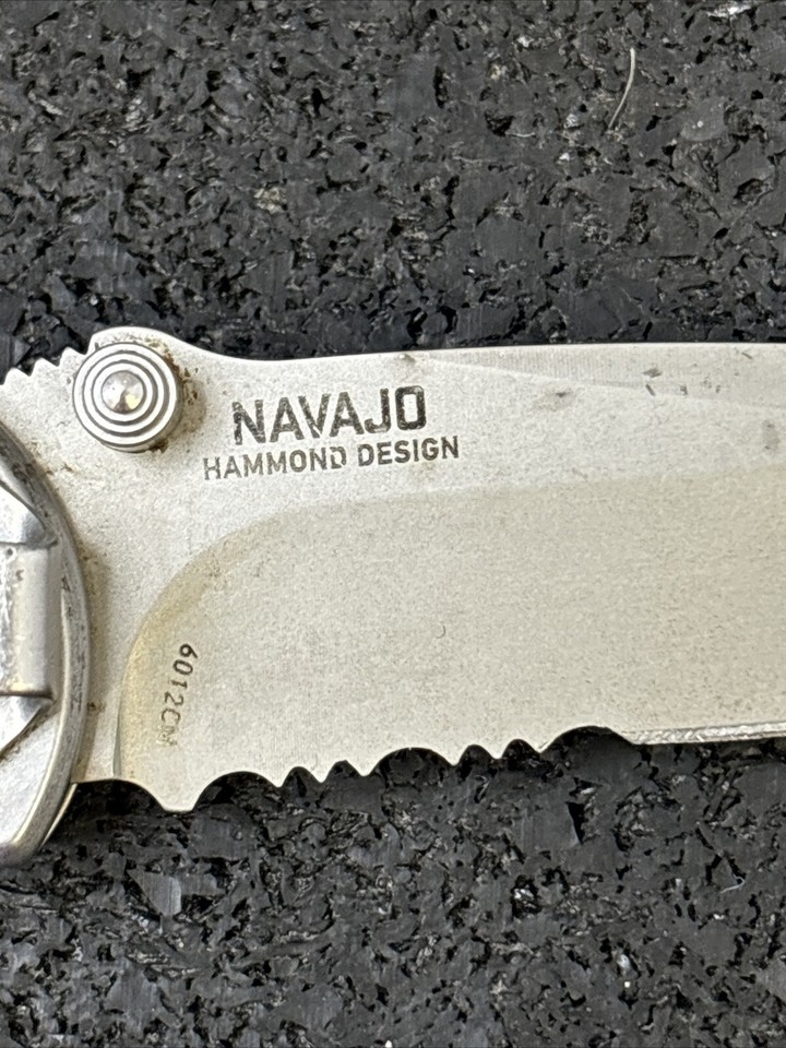 CRKT 6012CM Navajo Folding Knife Hammond Design Combo Blade | eBay