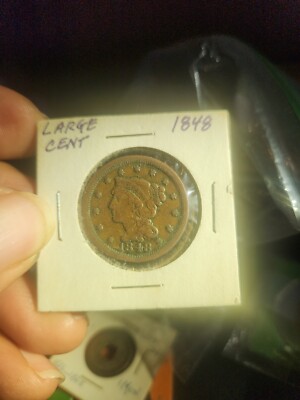 1848 large cent Lot#1113 | eBay