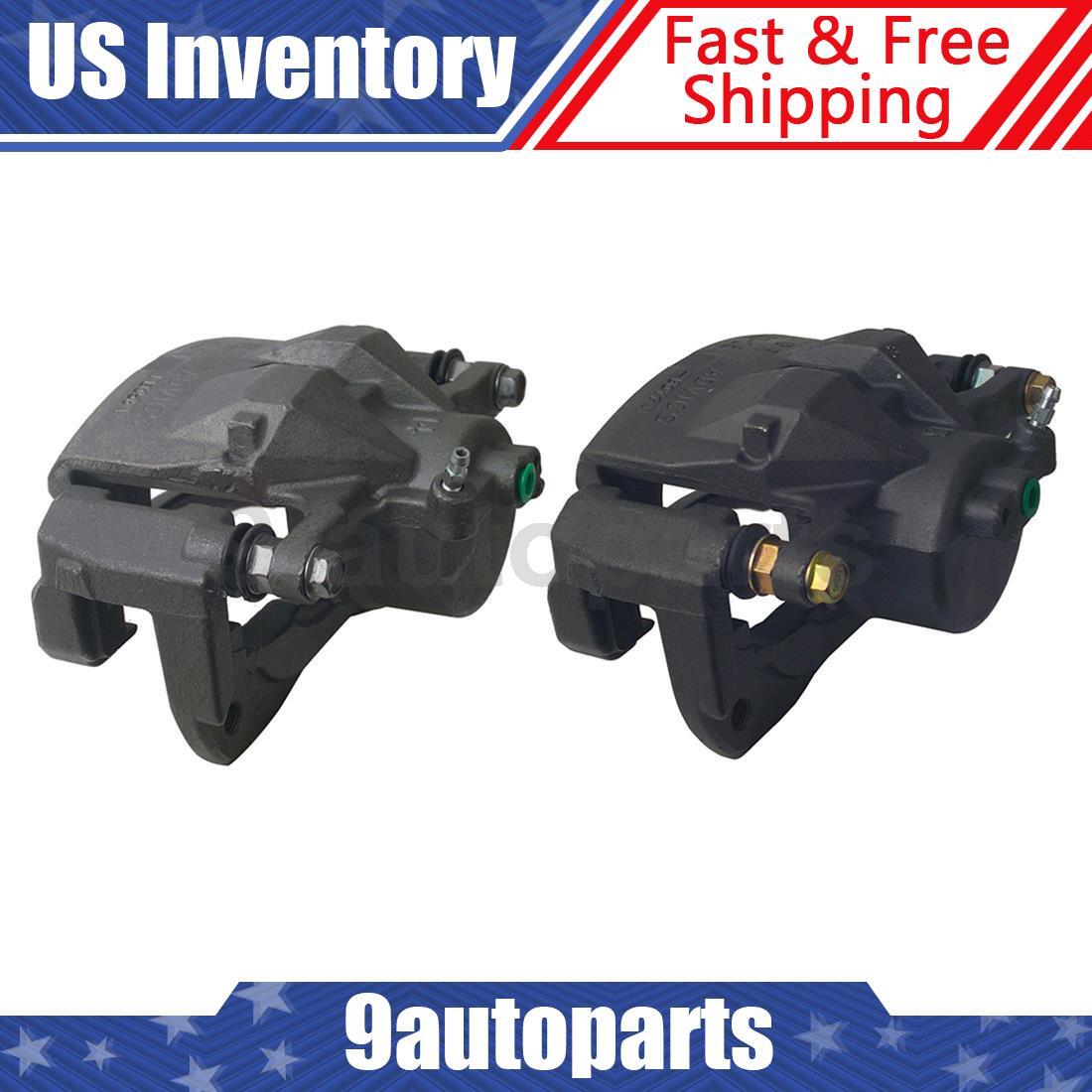 Front Left Front Right Brake Calipers Set of 2 For 2008-2018 Toyota ...