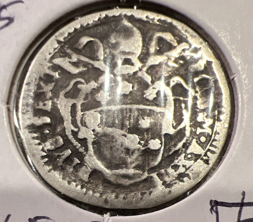 1775 - 1799 Grosso Italy Papal States Coin Silver Pius VI AVXILIVM DE ...