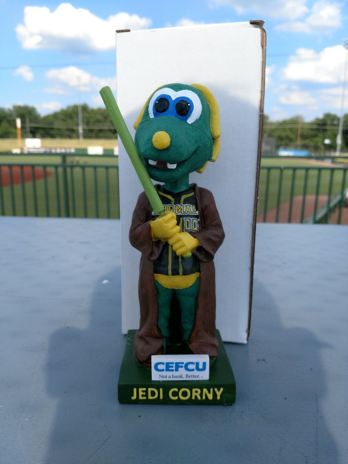 Normal Cornbelters Corny Mascot Star Wars Bobblehead sga baseball MLB ...