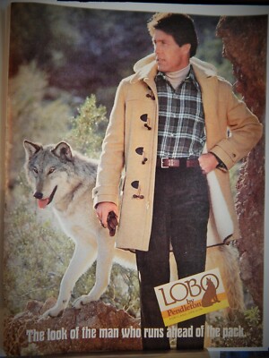 LOBO BY PENDLETON MENS FINE CLOTHES ORIGINAL VTG 1979 ADVERTISEMENT | eBay