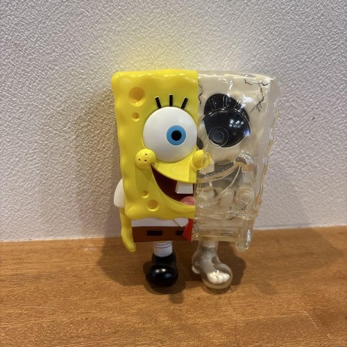 SpongeBob Skeleton Translucent Soft Vinyl Figure, Secret Base, Used ...