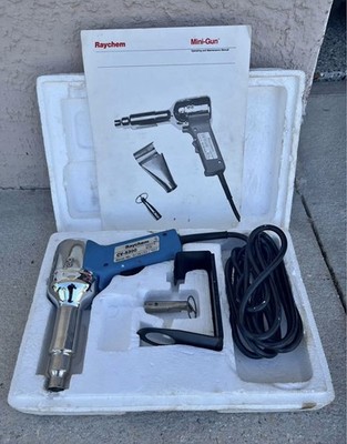 Raychem CV-5300 Heat Gun Vintage Made In France W/Reducer Nozzle | eBay