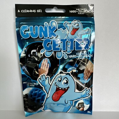 Gunk Getter Cleaning Gel For Those Hard To Reach Places- One Resealable ...