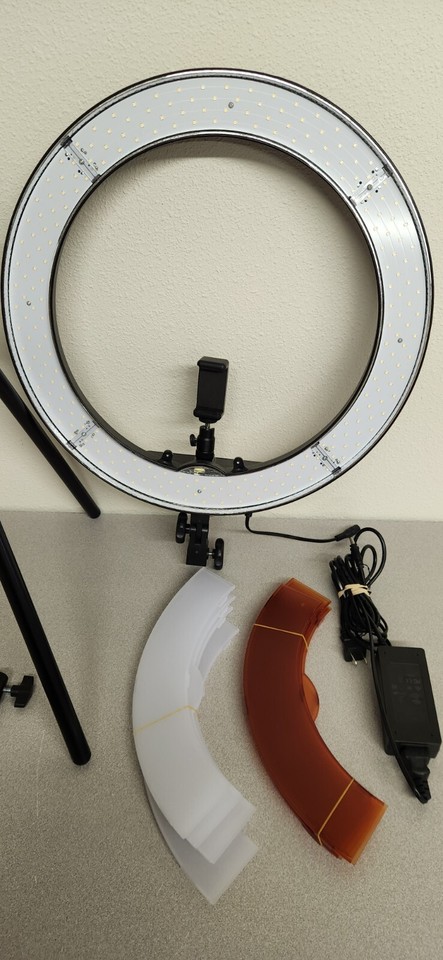 Neewer 18-inch Dimmable LED Ring Light Kit with Light Stand and ...