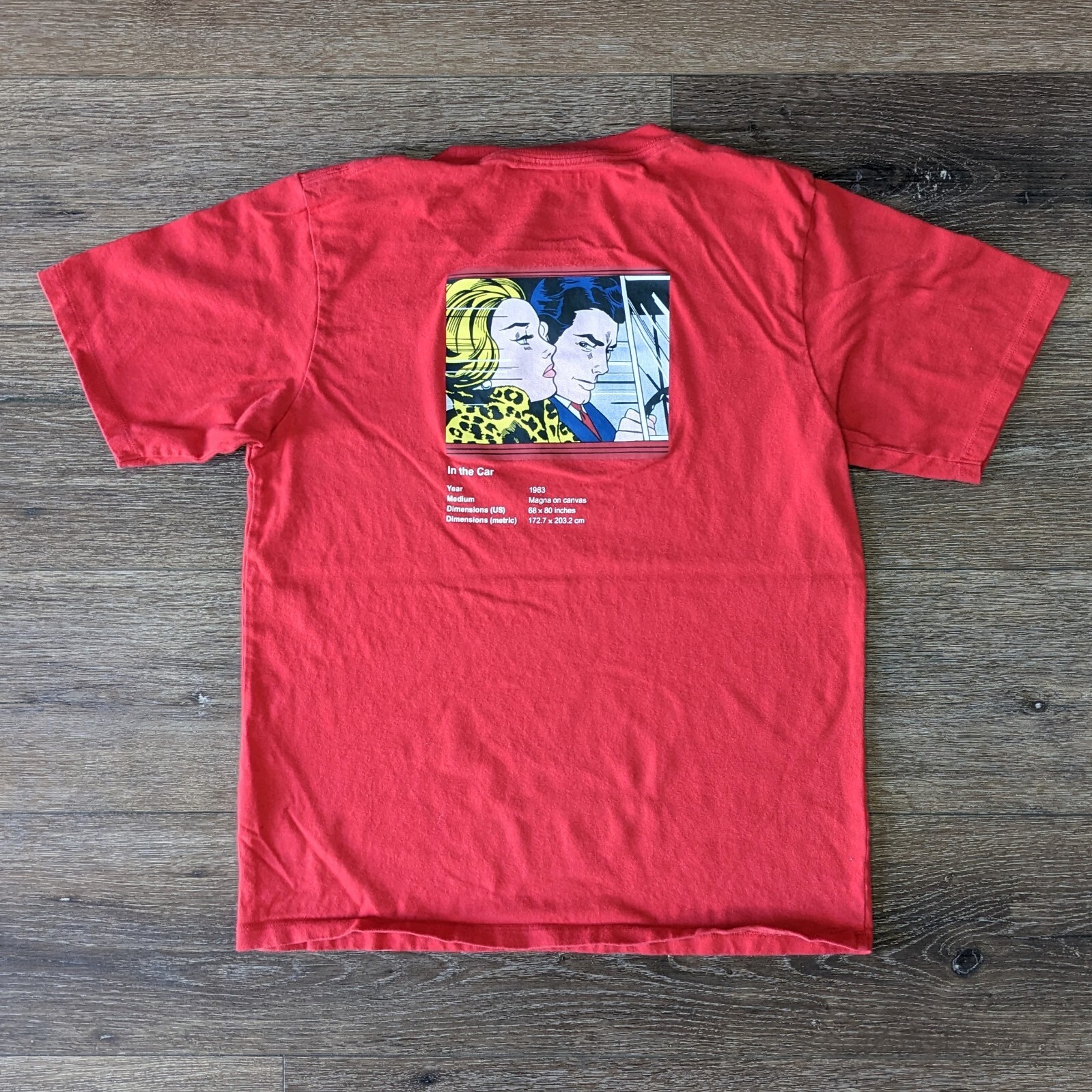 UNIQLO x Roy Lichtenstein Art - In the Car (1963) t-s… - Gem