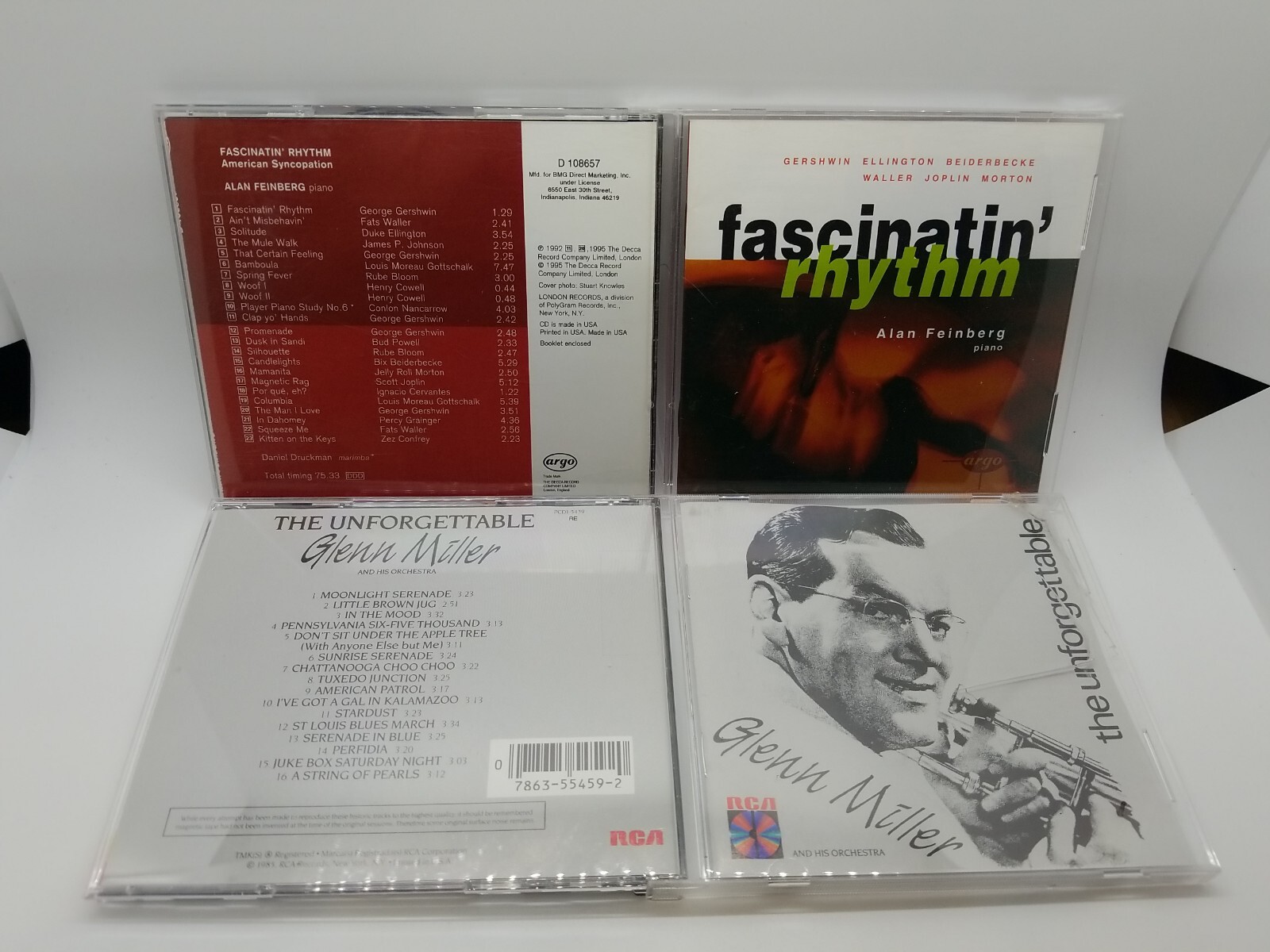 Alan Feinberg - Fascinatin' Rhythm & GLENN MILLER - The Unforgettable 2 ...