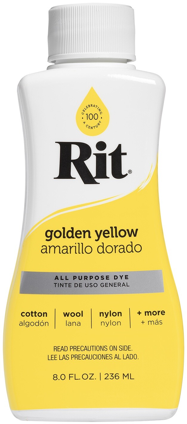 Rit Dye Liquid 8oz-Golden Yellow (Pack of 3) | eBay