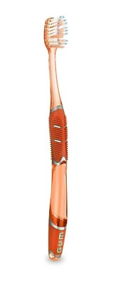 GUM Technique Deep Clean Regular 525 Compact Soft Toothbrush Orange | eBay