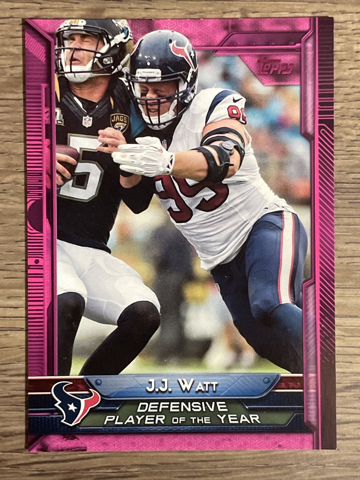 2015 Topps - Award Winners J.J. Watt #301 BCA Pink /499 for sale online ...