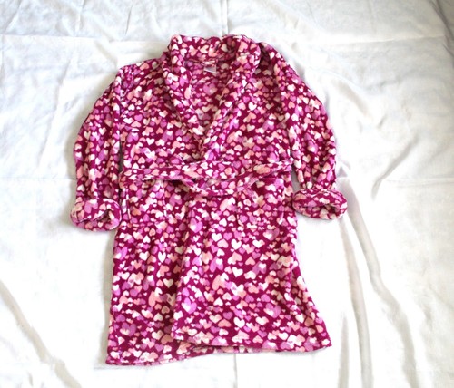 CALVIN KLEIN Juniors Size L 14/16 Plush Sleep/Lounge Robe Purple ...