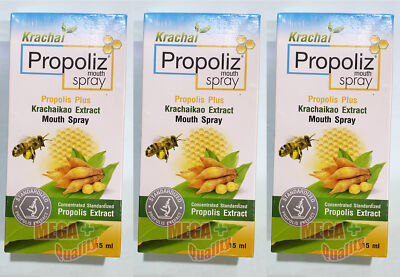 Propoliz Spray Oral Natural Throat - 3 Pack 15ML | eBay Australia