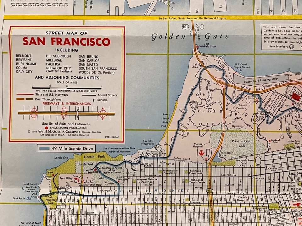 vintage gas stations paper street road maps - Various cities years 40s ...