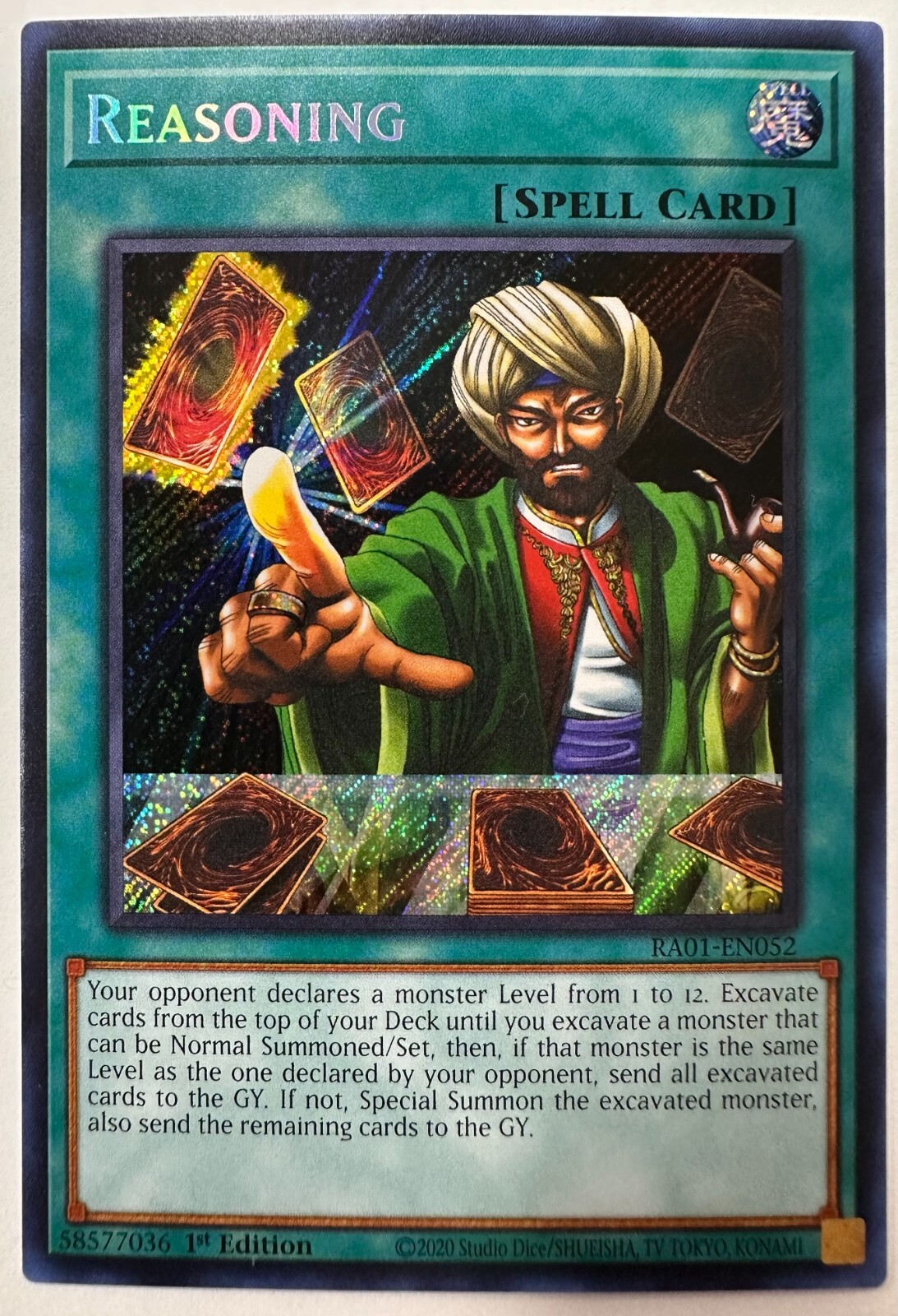 Yugioh! - Reasoning - RA01-EN052 - Super Rare - NM/M | eBay