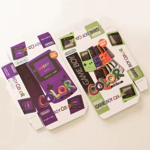 Game Console Paper Box Package Protector For Nintendo Gameboy Color GBC ...