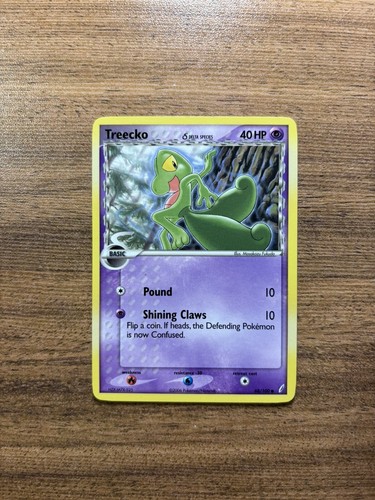 Pokémon Treecko (Delta Species) EX Crystal Guardians 68/100 Regular ...