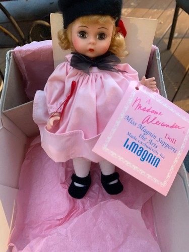 Madame Alexander MISS MAGNIN Supports The Arts 69S 8" Wendy Doll w Bear ...