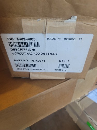 SIMPLEX 4009-9803 4 CIRCUIT NAC ADD-ON STYLE Y | eBay