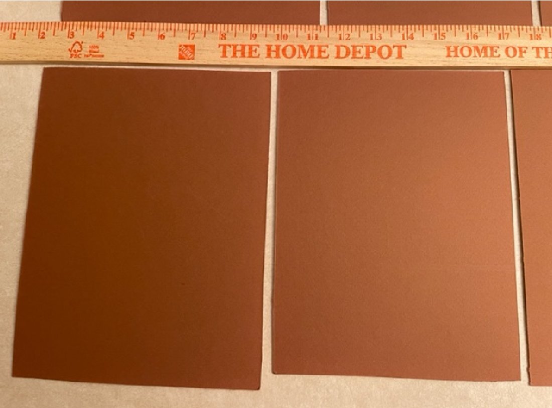 Uncut Picture Frame Matboard, 18 Art Craft Mats from 5"x8"-8"x10 ...