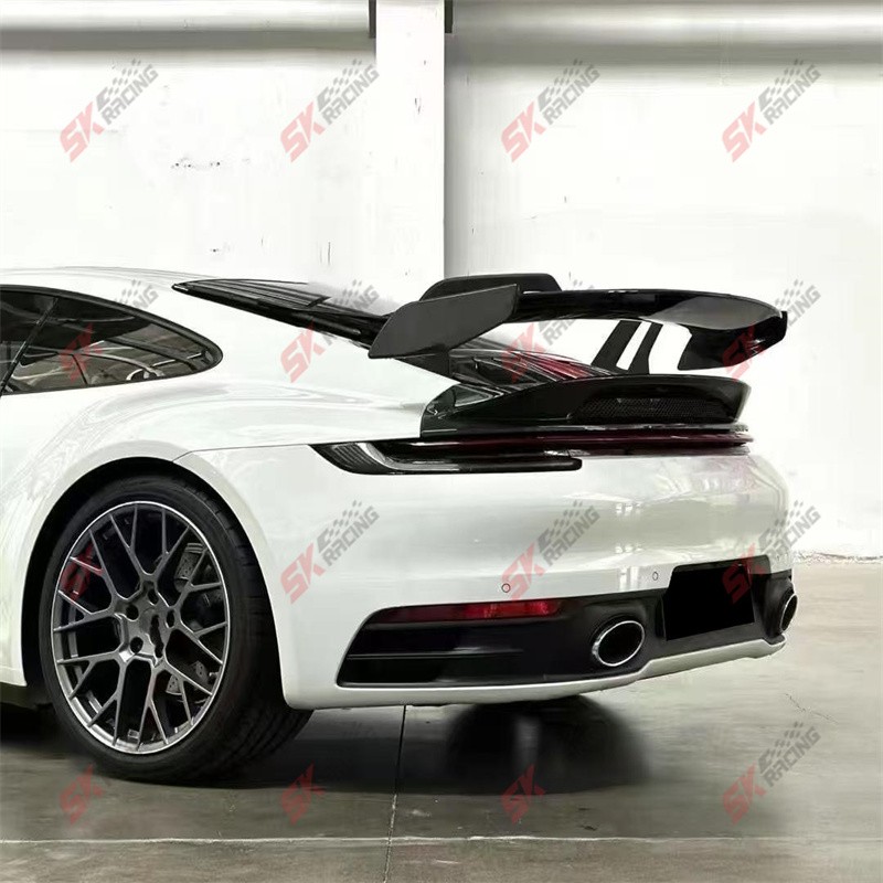 Unpainted FRP/Carbon Fiber Rear Spoiler Wing For Porsche 911 992 ...
