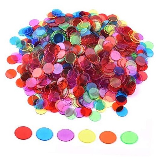 900 Pieces Counters Counting Chips Plastic Markers 3/4 Inch-900pcs ...
