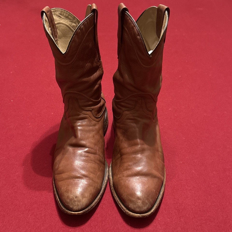 TECOVAS “THE EARL” BOURBON ROPER COWBOY BOOTS | MEN’S 12D | GOOD ...