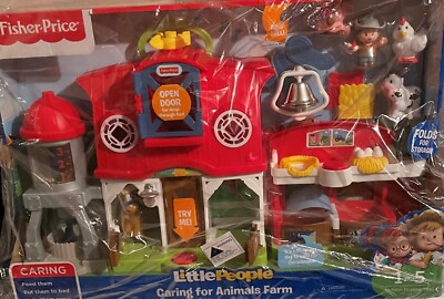 Fisher-Price DWC31 Little People CARING FOR ANIMALS Farm Set Playset ...