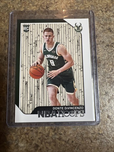 2018-19 Panini Hoops Donte DiVincenzo RC #246 Mint Milwaukee Bucks ...