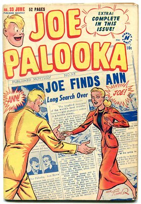 JOE PALOOKA #33 1949-HARVEY COMICS-BOXING-ROMANCE VG | eBay