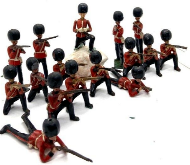 W. Britains - Toy Soldiers - Coldstream Guards - Firing Positions - 18 ...