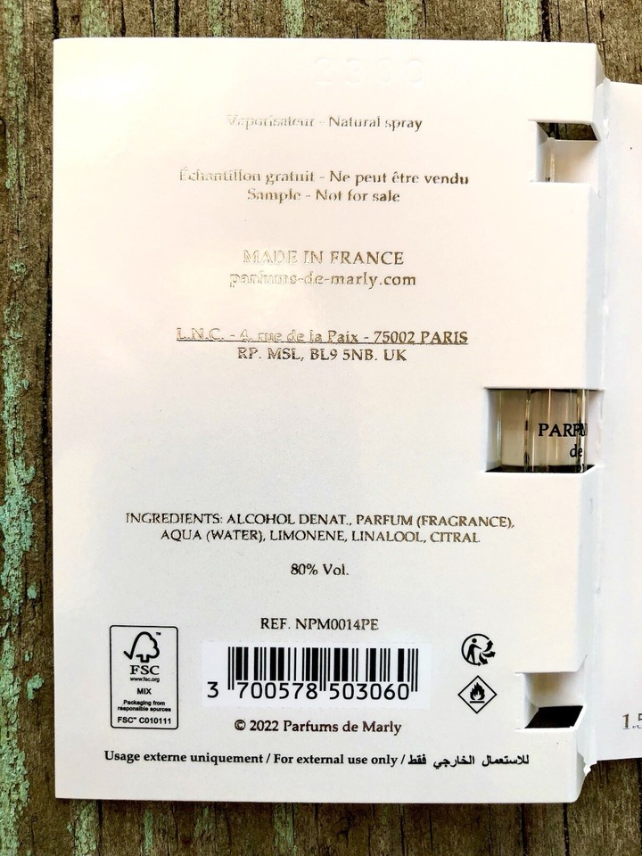 Valaya by Parfums de Marly 1.5 ml Vial Spray New Factory Sealed | eBay