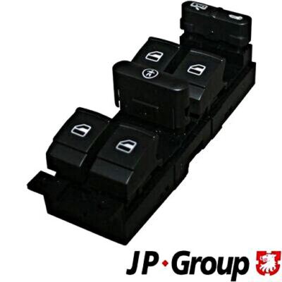 JP Window Regulator Switch Black Left Front Fits VW SEAT BORA ...