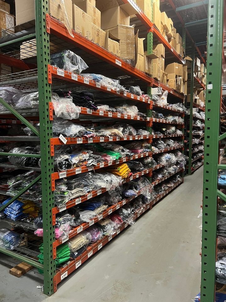 8-Row Warehouse Speed Rack – 8ft Beams, 10'H x 48" Uprights – $825 | eBay