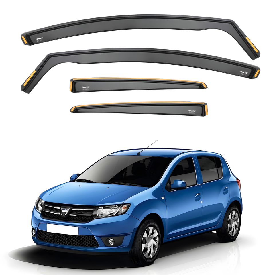ISPEED Wind Deflectors for Dacia Sandero/Stepway MK2 2013-2020 5-Door ...