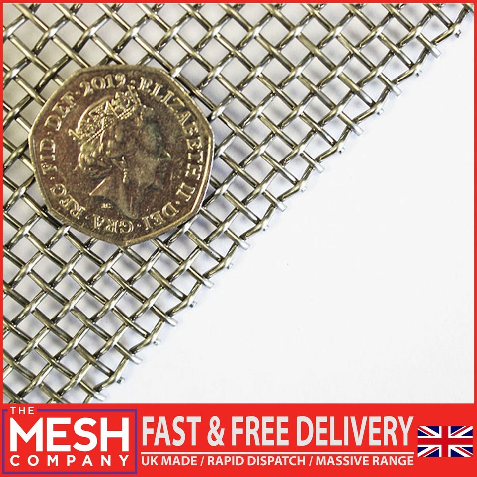 The Mesh Company Heavy Duty Wire Mesh | Strong 304 Stainless Woven Wire ...
