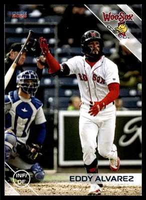 2024 Eddy Alvarez Choice Minor League Rookie Card Worcester Woo Red Sox ...