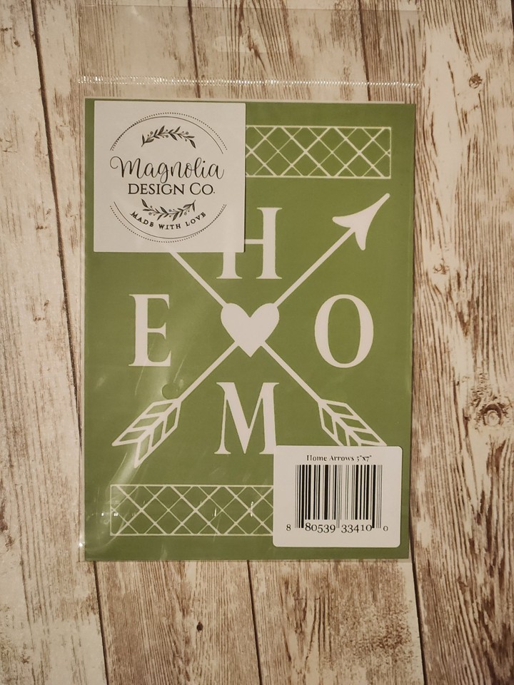 MDC DIY Adhesive Reusable Silkscreen Stencil " Home Arrows " | eBay