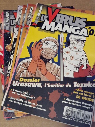 Lot 8 Magazines Virus Manga 2004-2005 - Intégrale du magazine | eBay