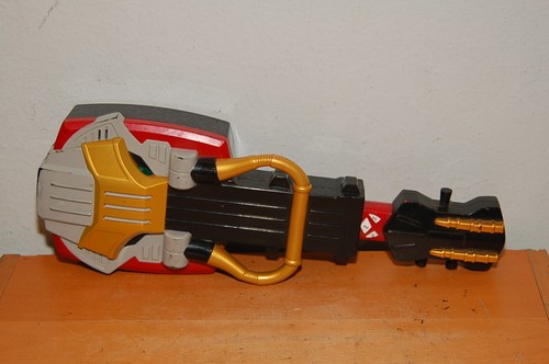 POWER RANGERS NINJA STORM LIGHTNING RIFF BLASTER GUITAR BANDAI 2003 ...