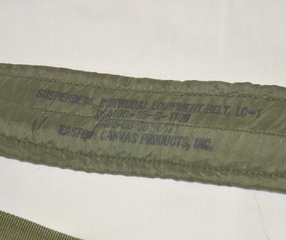 US Military Army Individual Equipment Belt Suspenders LC-1 LC2 | eBay