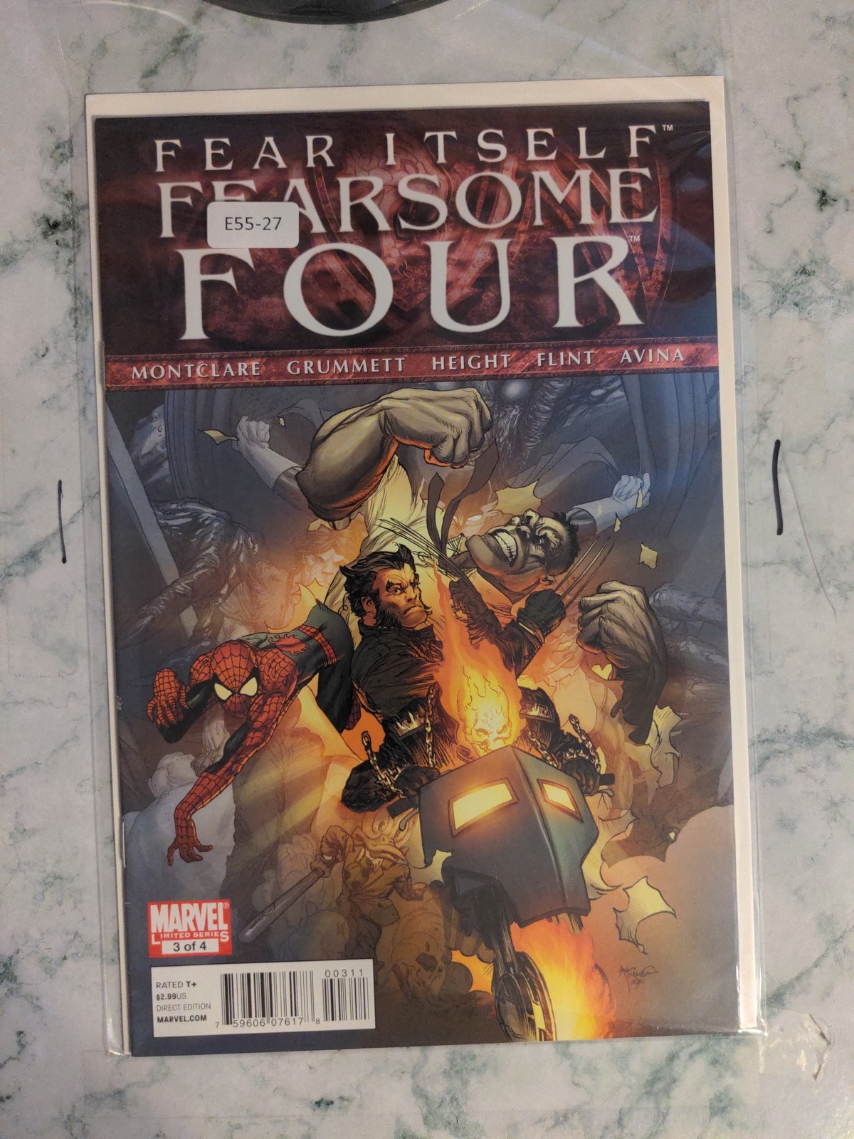 FEAR ITSELF: FEARSOME FOUR #3 MINI 7.0 MARVEL COMIC BOOK E55-27 | eBay