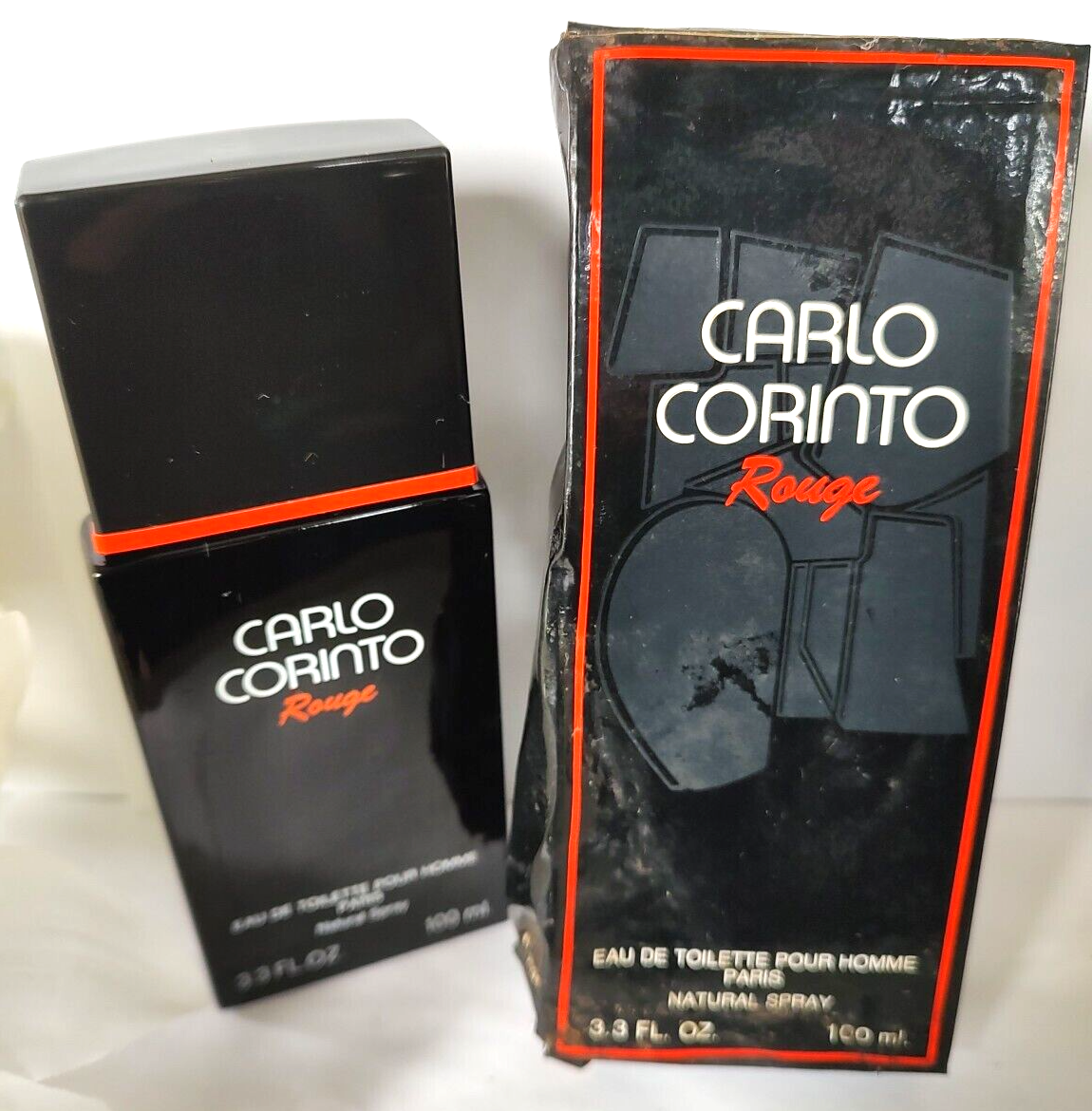 90's Carlo Corinto Rouge Eau de Toilette Natural Spray 3.3 FL. OZ./100ML DAM BOX | eBay
