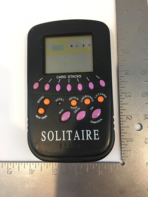 Solitaire Electronic Handheld Portable Travel Game Tested Works Great ...