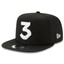 Chance The Rapper 3 Black & White Logo High Crown 9Fifty Snapback Cap ...