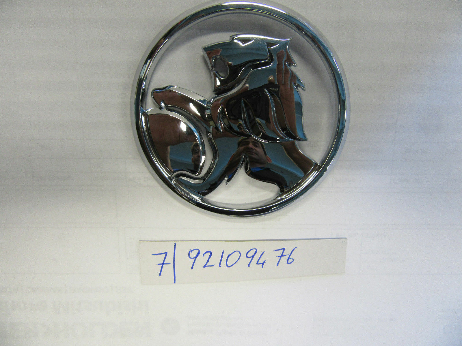 GENUINE Front Grille badge CHROME Holden Commodore VY SS VY S VY S PACK ...